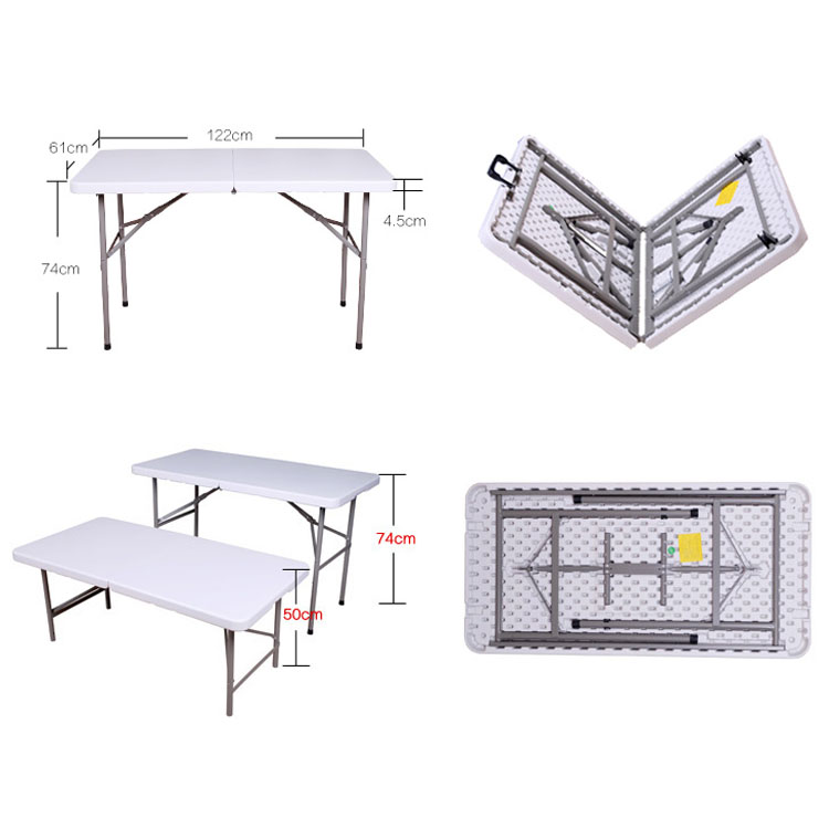 Exhibition use Plastic Folding Table from China manufacturer - Shanghai ...